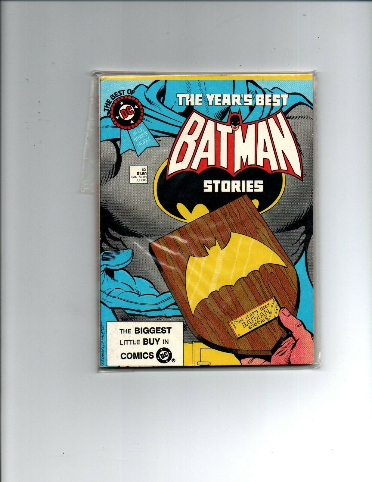The Years Best Batman Stories - DC Blue Ribbon Digest #62 - 1985 ...
