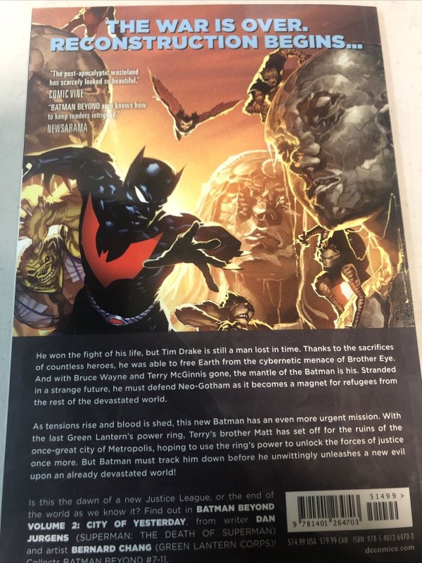 Batman Beyond Vol.2 City Of Yesterday (2016) DC Comics TPB SC Dan ...