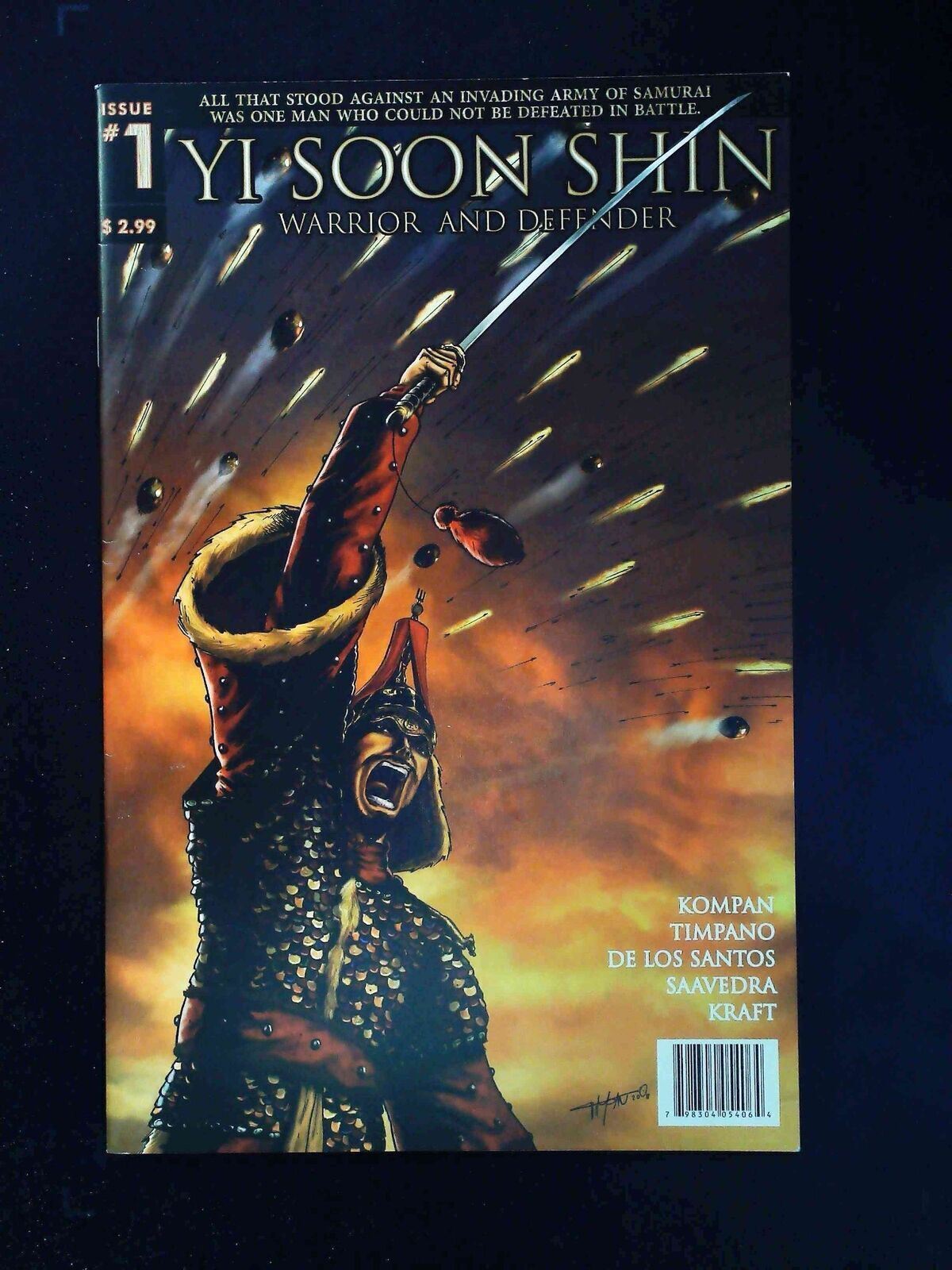 Yi Soon Shin Warrior And Defender #1 Onrie Kompan Comics 2009 Vf+ ...