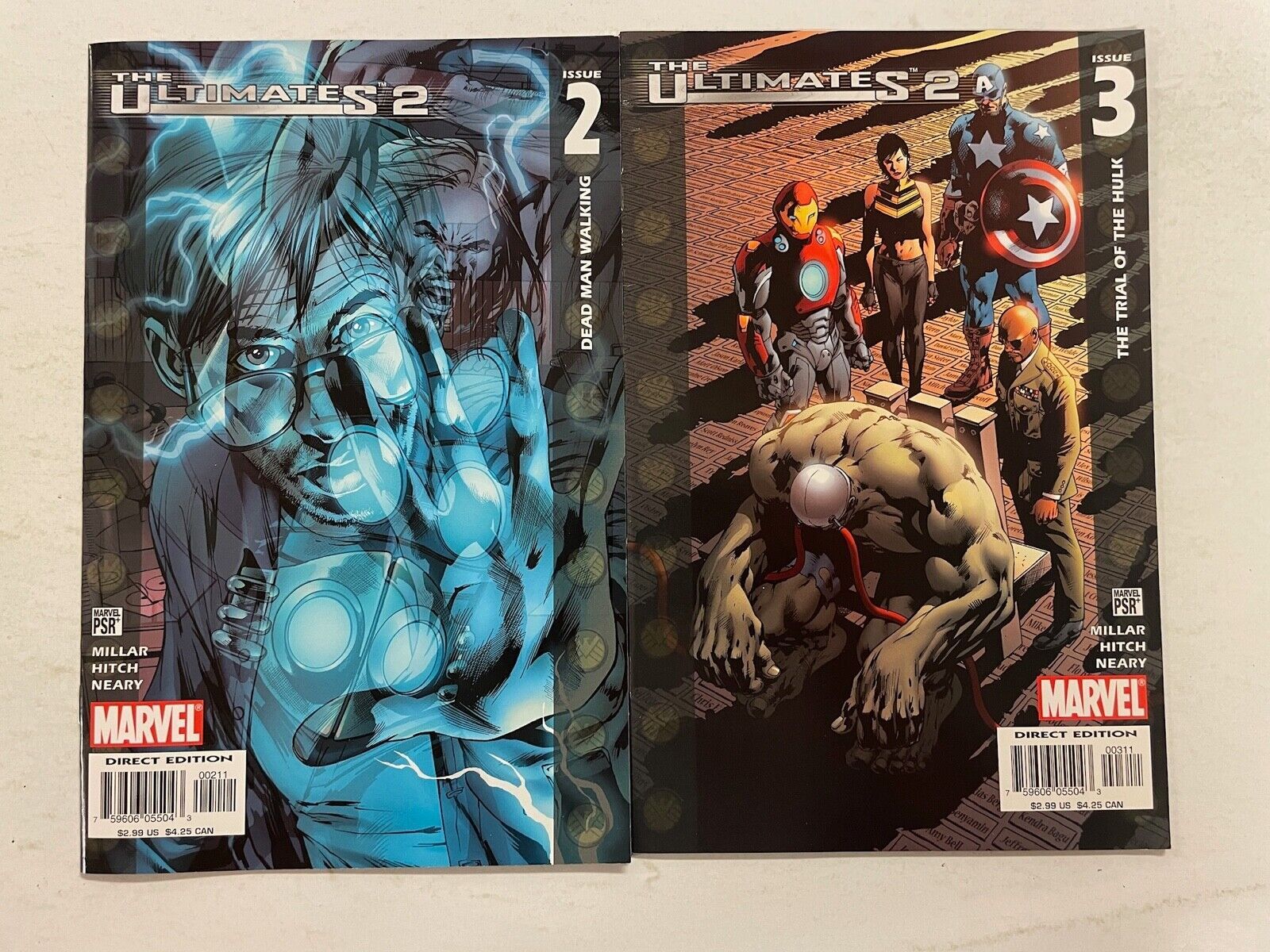 5 The Ultimates Marvel Comic Books #2 3 9 10 13 ultimate universe 78 ...