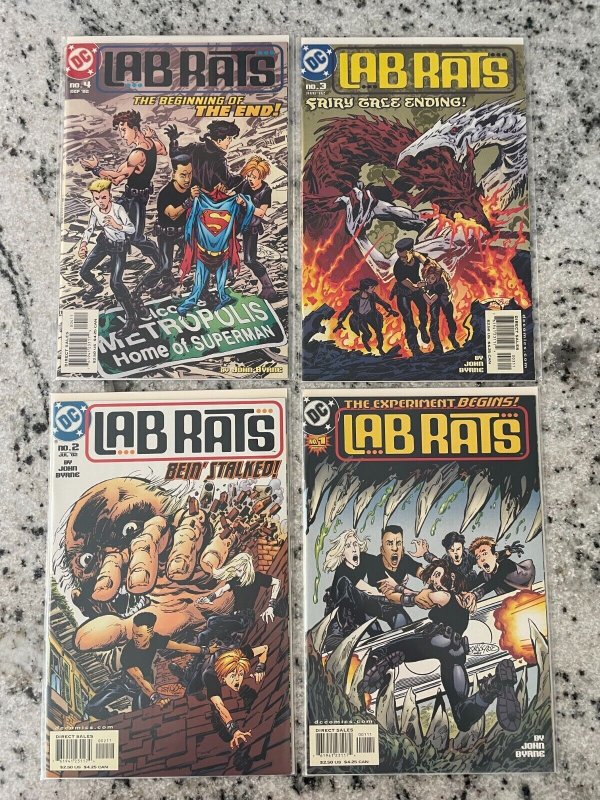 4 Lab Rats DC Comic Books # 1 2 3 4 NM Superman Batman Flash Wonder ...