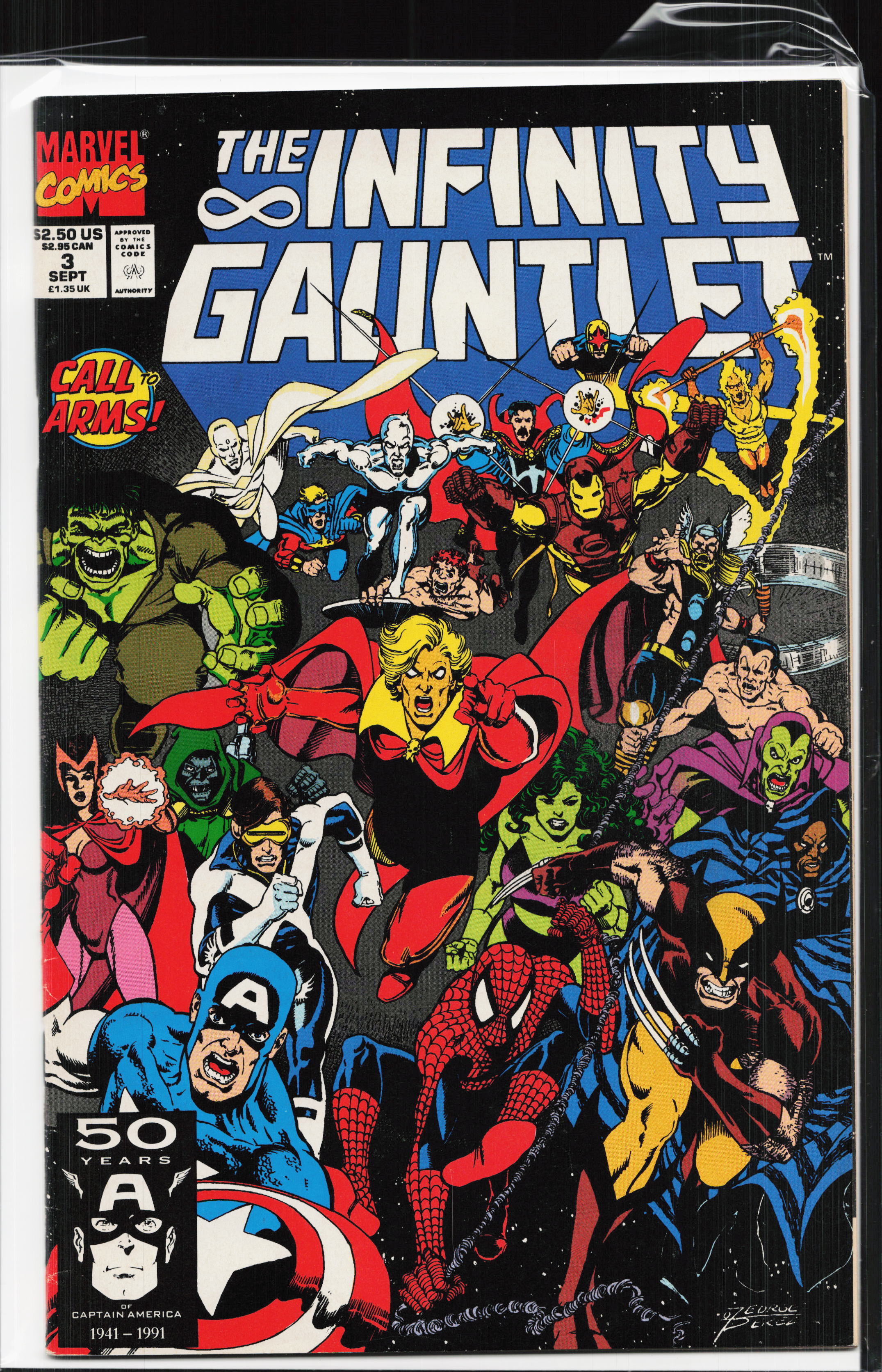 The Infinity Gauntlet #3 (1991) [Key Issue] | Comic Books - Copper Age, Marvel, Superhero / HipComic