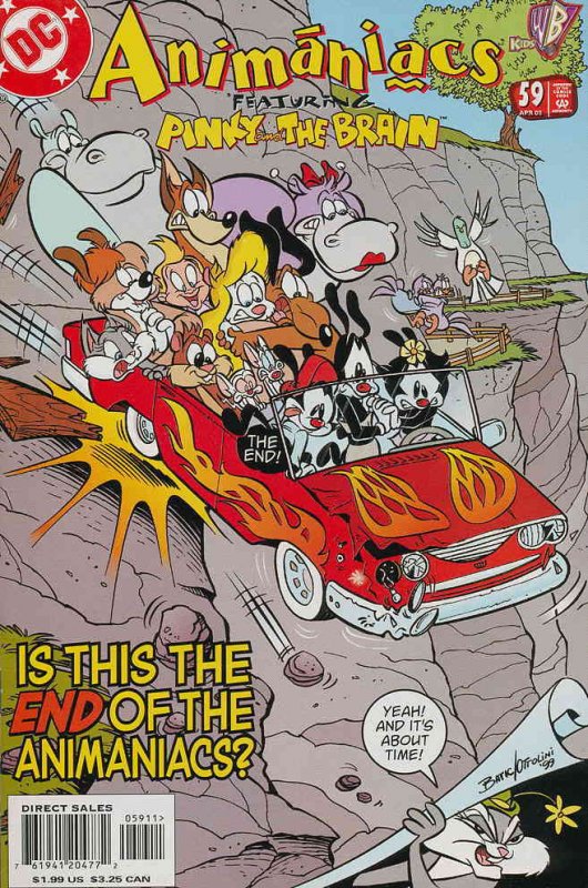 Animaniacs #59 FN ; DC | Last Issue Pinky & the Brain | Comic Books ...