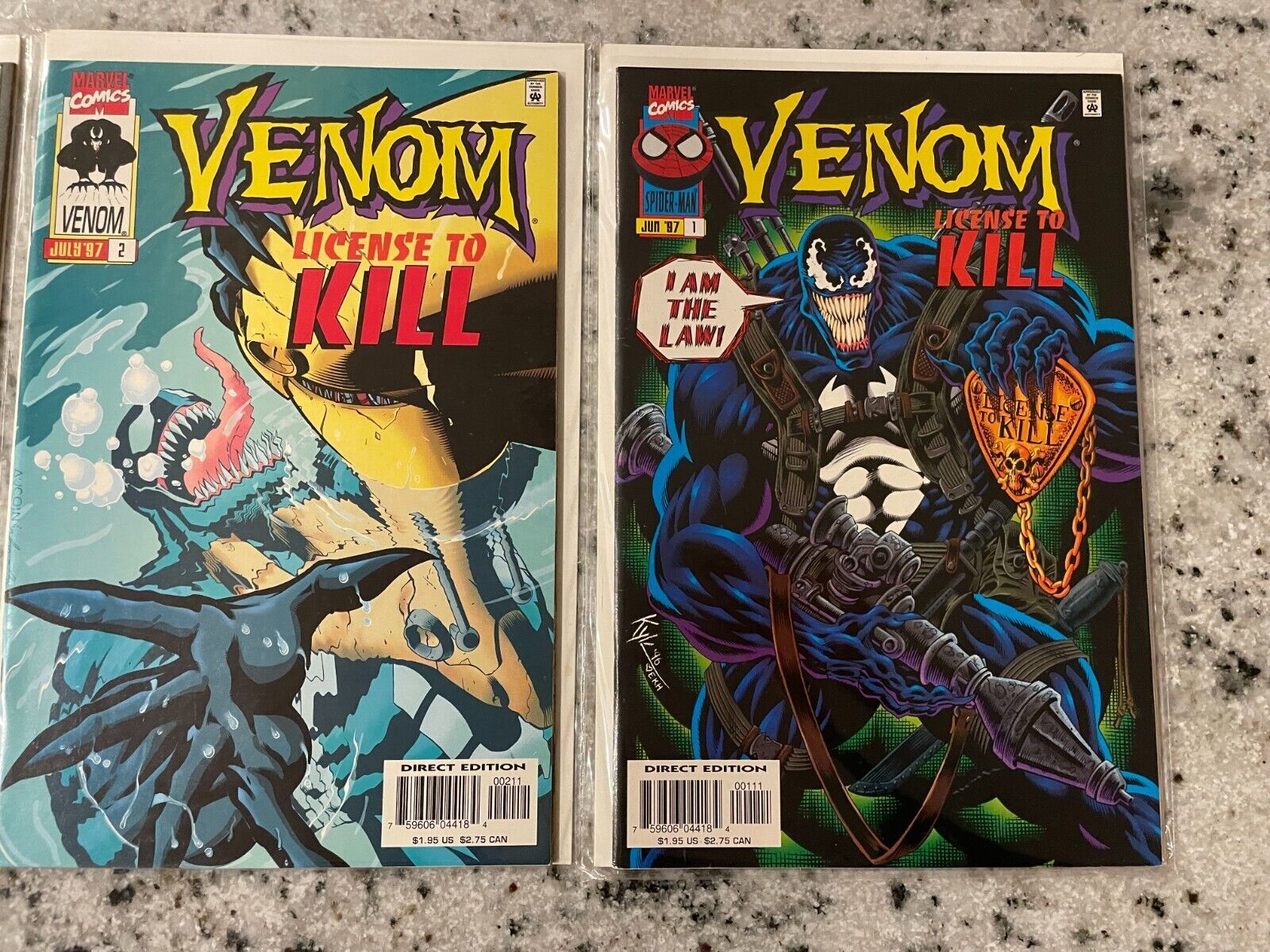 Venom License To Kill Complete Marvel Comics LTD Series #1 2 3 NM ...