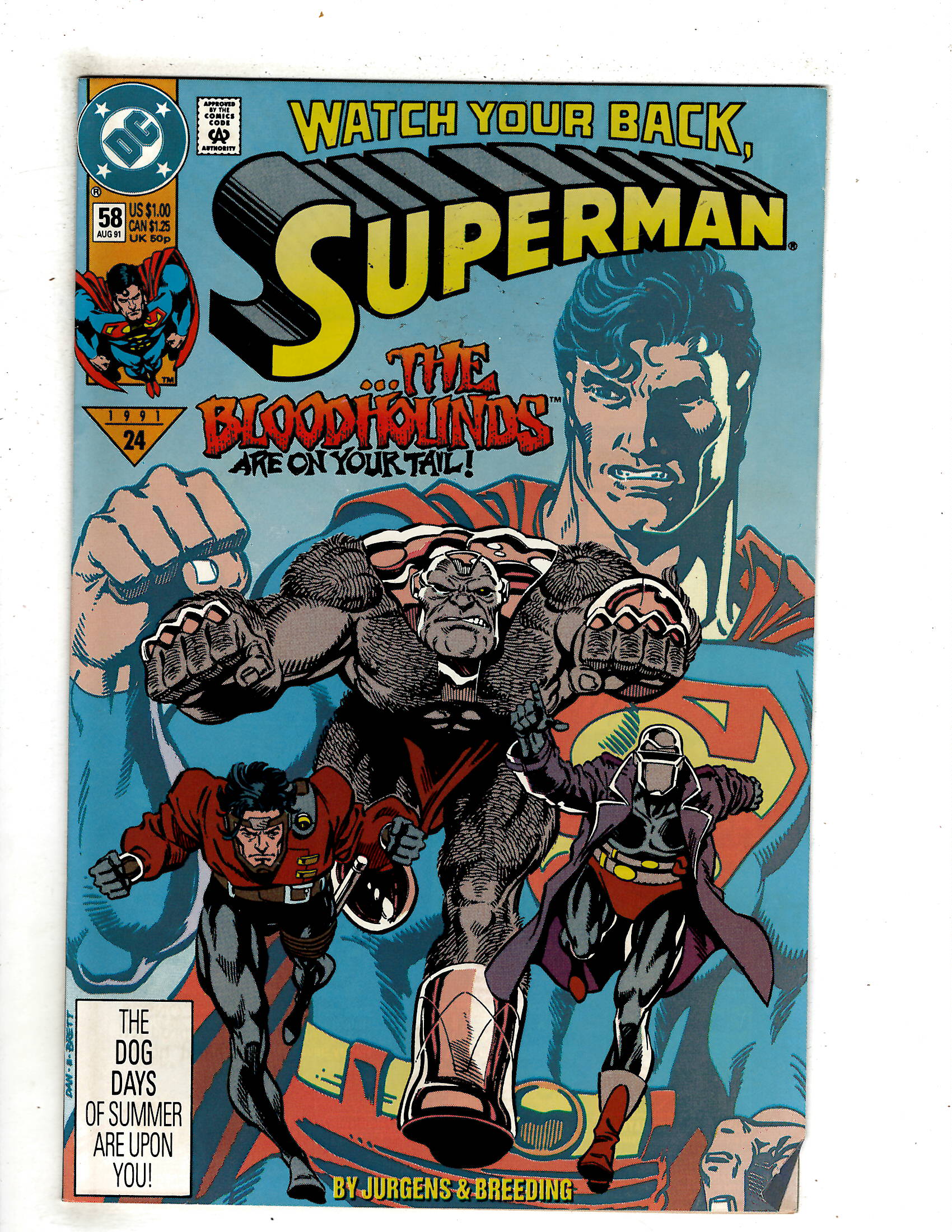 Superman #58 (1991) DC Comic Superman OF8 | Comic Books - Copper Age ...