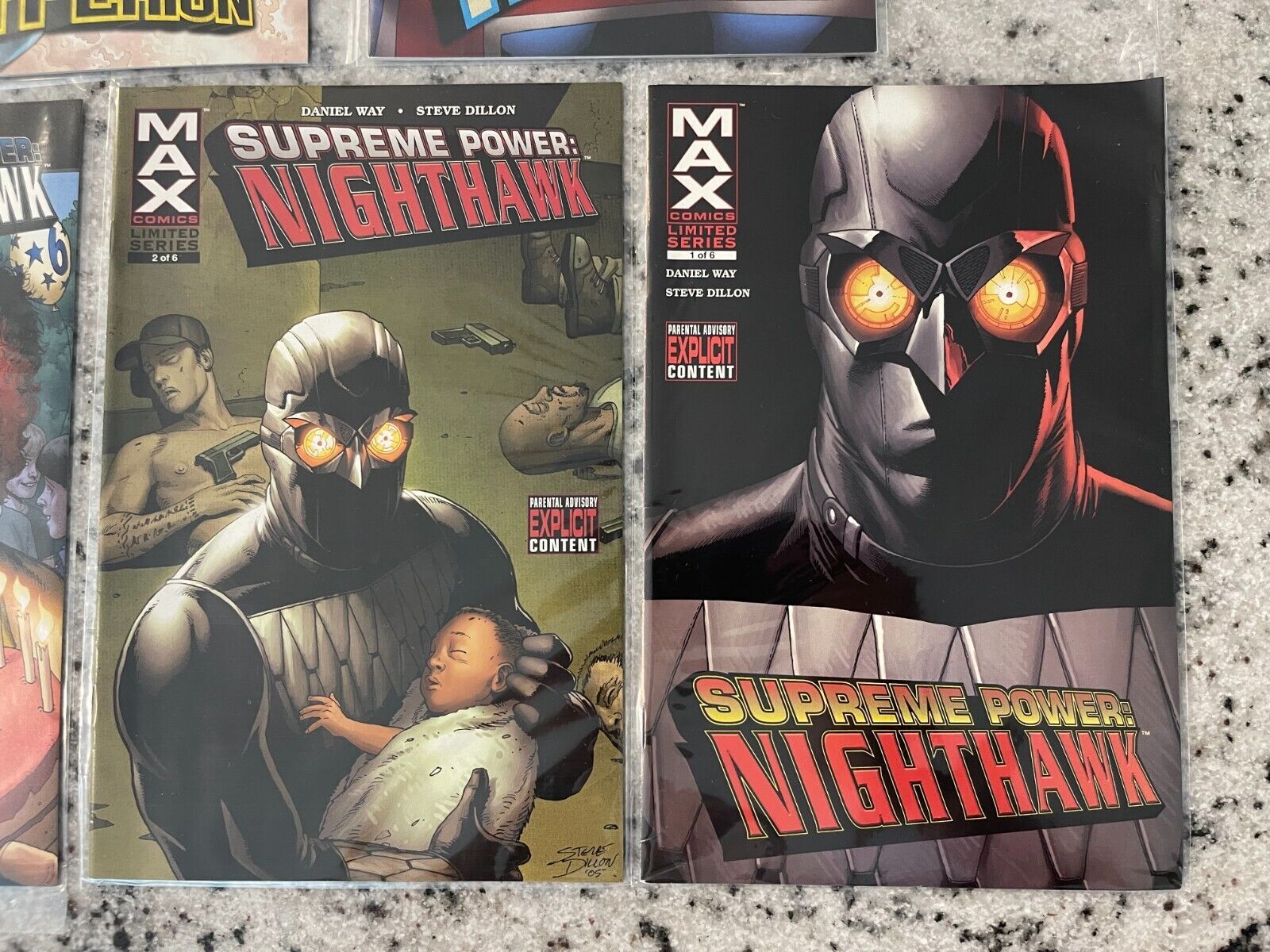 7 Marvel Comic Books Supreme Power Nighthawk # 1 2 3 4 + Hyperion # 1 2 ...