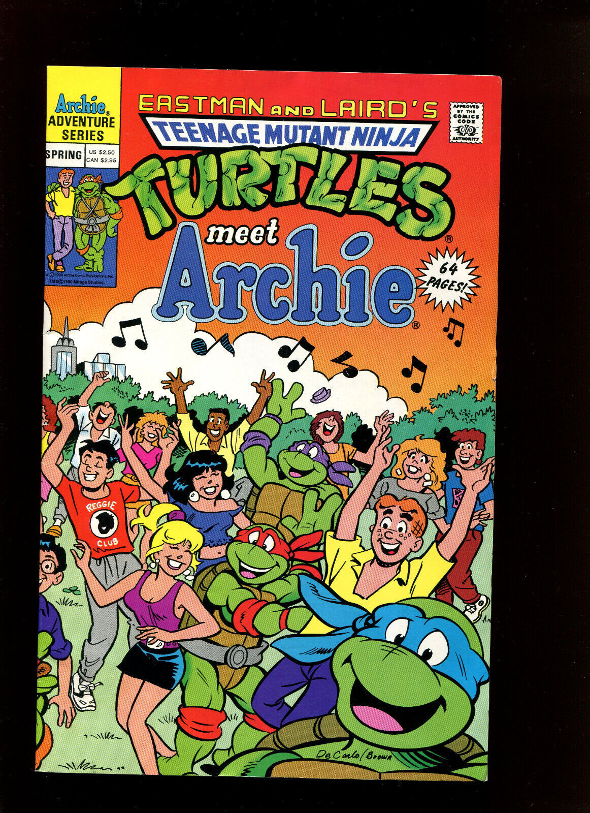 Teenage Mutant Ninja Turtles Meet Archie #1 - One-Shot (8.0) 1991 ...