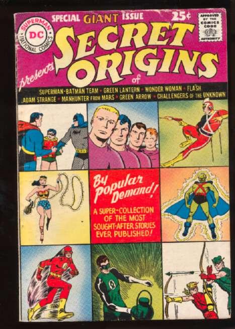 Secret Origins (1961 series) #1, VG+ (Actual scan) | Comic Books ...