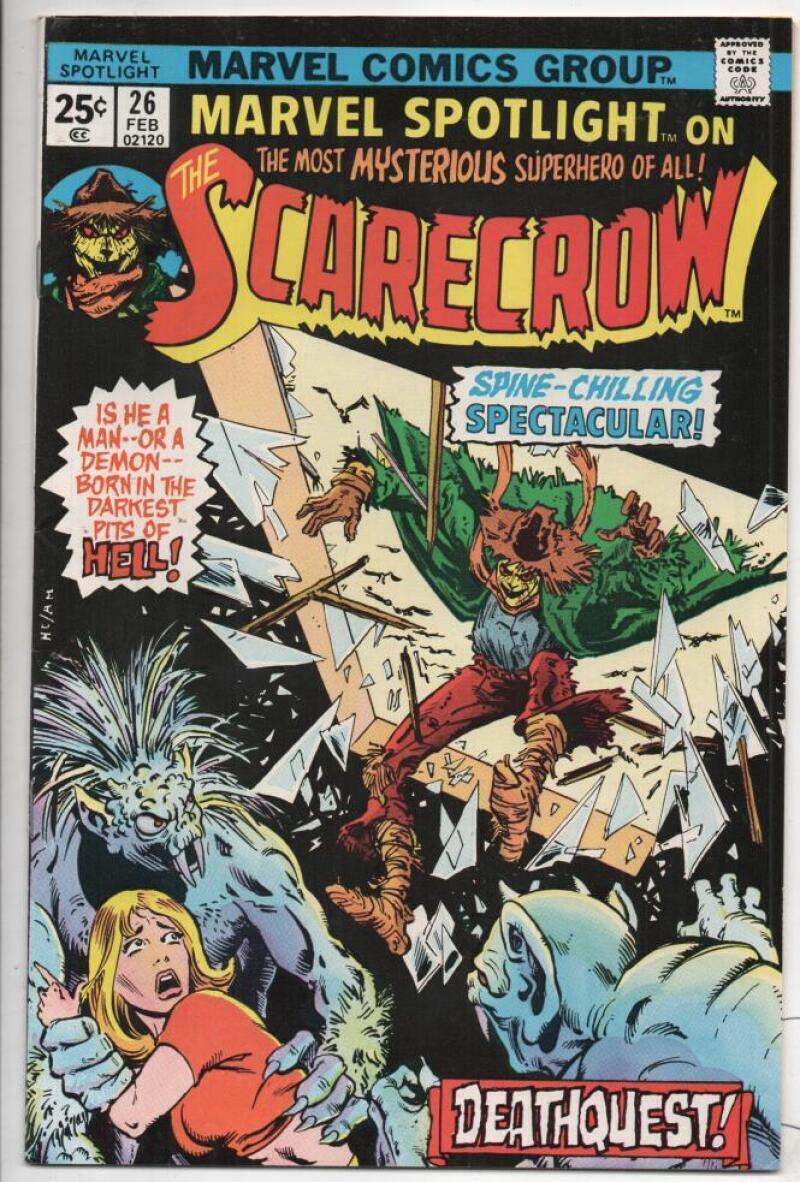 MARVEL SPOTLIGHT #26 VF, ScareCrow, Death Styx, 1971 1976, more in ...