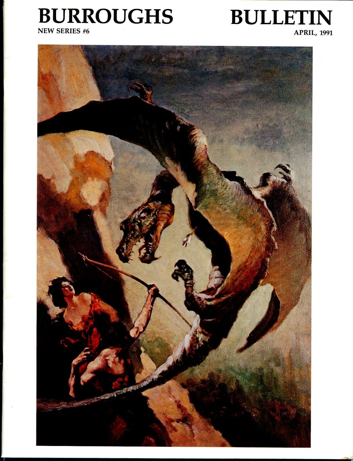 Burroughs Bulletin New Series #6 1991-ERB-Tarzan-J. Allen St. John-Wm ...