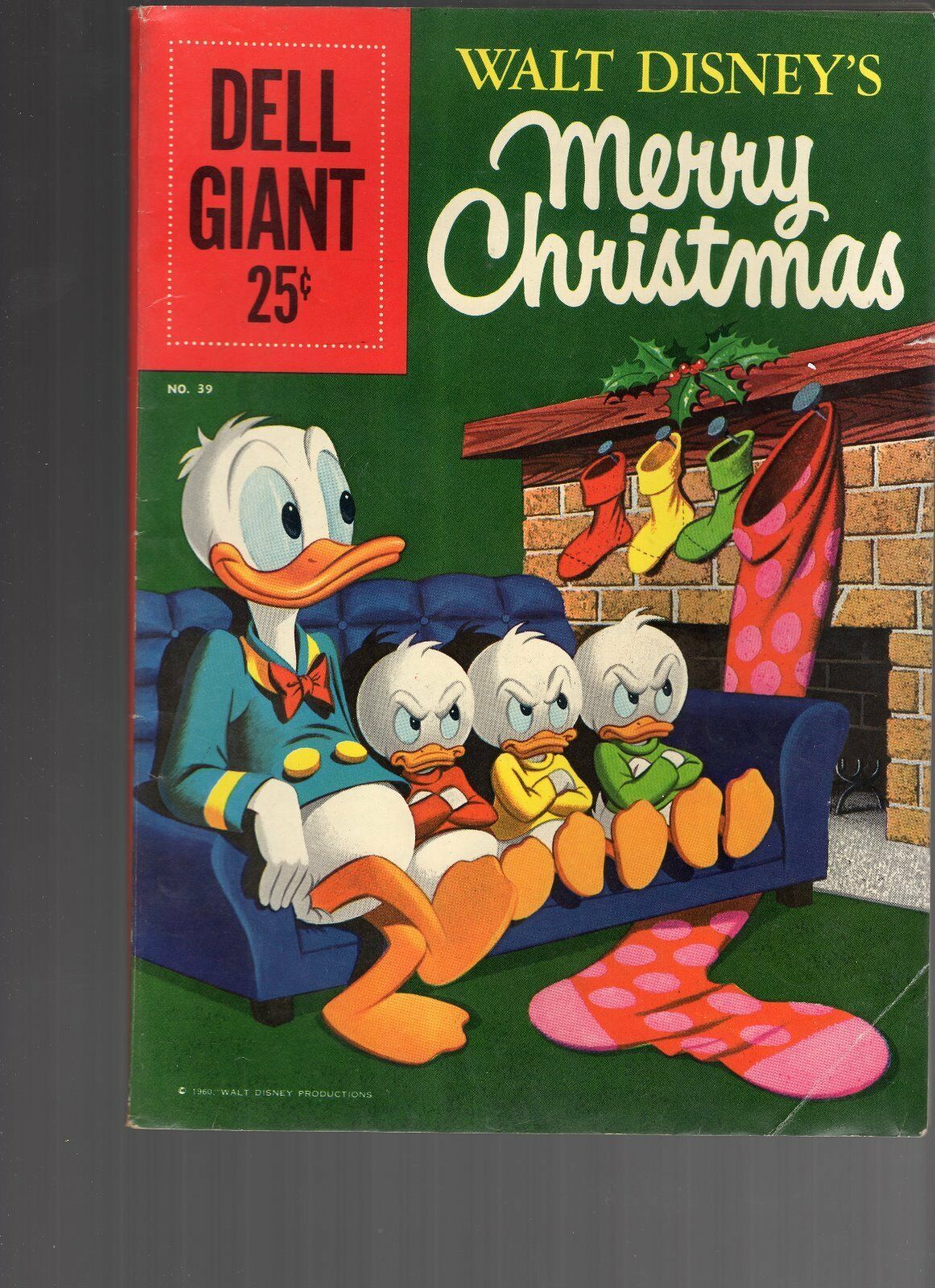Walt Disney's Merry Christmas - Dell Giant #39 (Dec 1960, Dell) - Fine ...