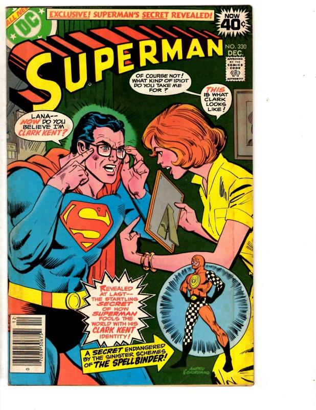 10 Adventures Of Superman DC Comics #323 324 325 326 327 330 331 332 ...