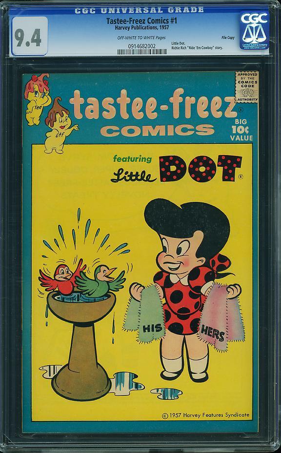 Tastee-Freez Comics #1 (1957) CGC 9.4 NM | Comic Books - Silver Age ...