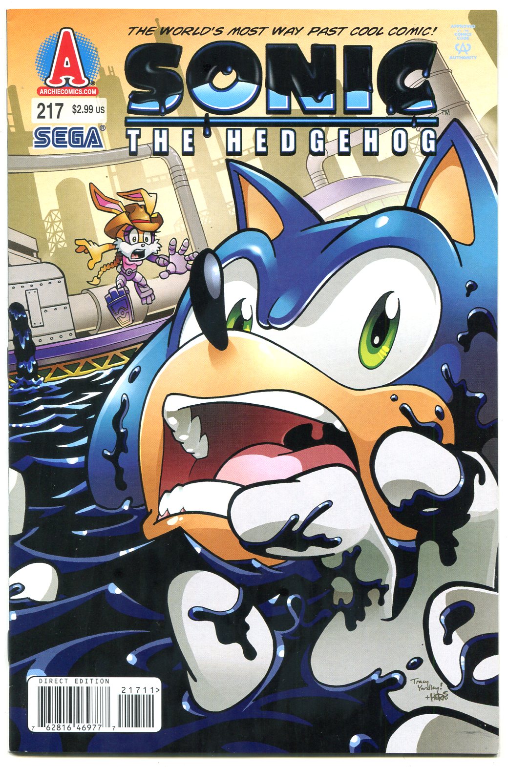 SONIC THE HEDGEHOG #217 2010--Archie Comics-Sega | Comic Books - Modern ...