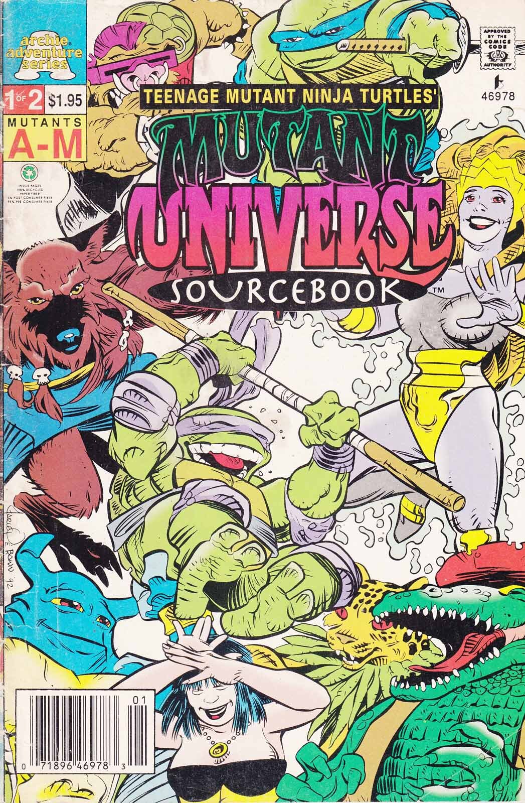 Teenage Mutant Ninja Turtles Mutant Universe Sourcebook #1 (Newsstand ...