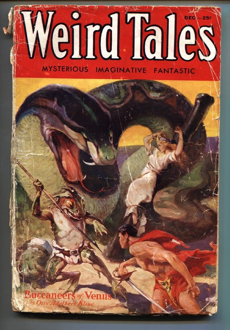 Weird Tales 12/1932-First CONAN story by Robert E Howard-Pulp Magazine ...