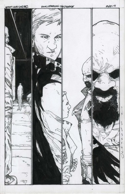 30 Days of Night Spreading the Disease #1 Pg 9 Original Alex Sanchez ...