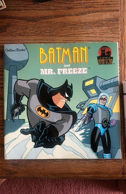Batman and Mr. Freeze golden book 1997, unmarked except for pencil back ...