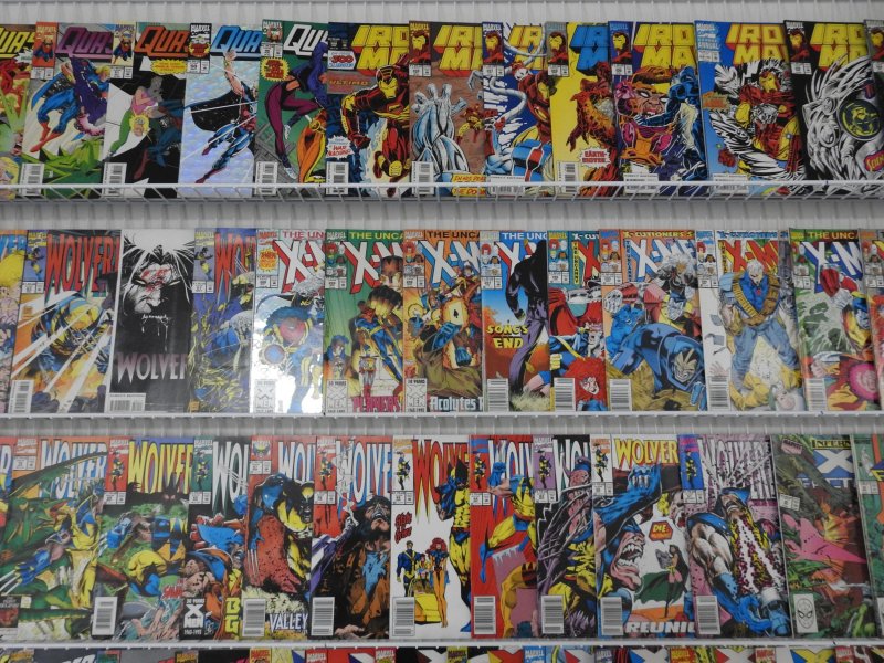 Huge Lot of 210+ Comics W/ Iron Man, Moon Knight, Wolverine Avg. FN+ ...