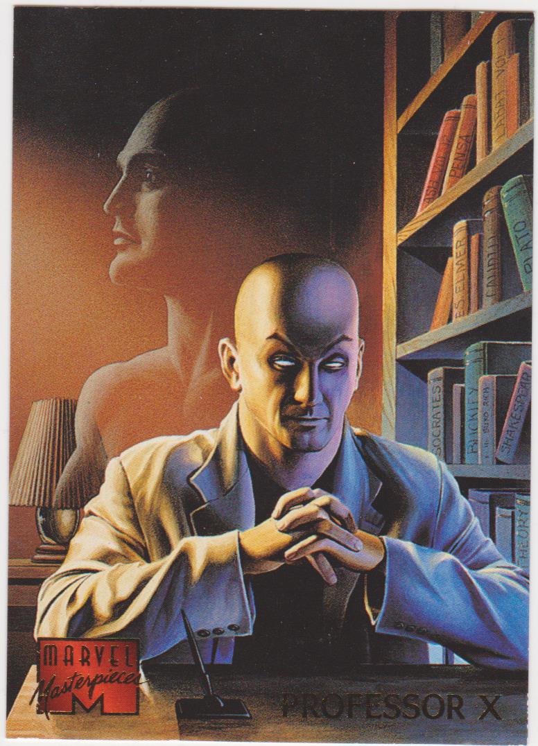1995 Marvel Masterpieces #73 Professor X | Comic Collectibles - Trading ...