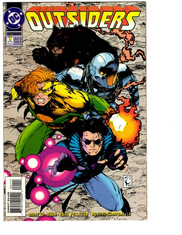10 Outsiders DC Comic Books # 1 (1) 2 3 4 5 6 7 8 9 Batman Katana Geo ...