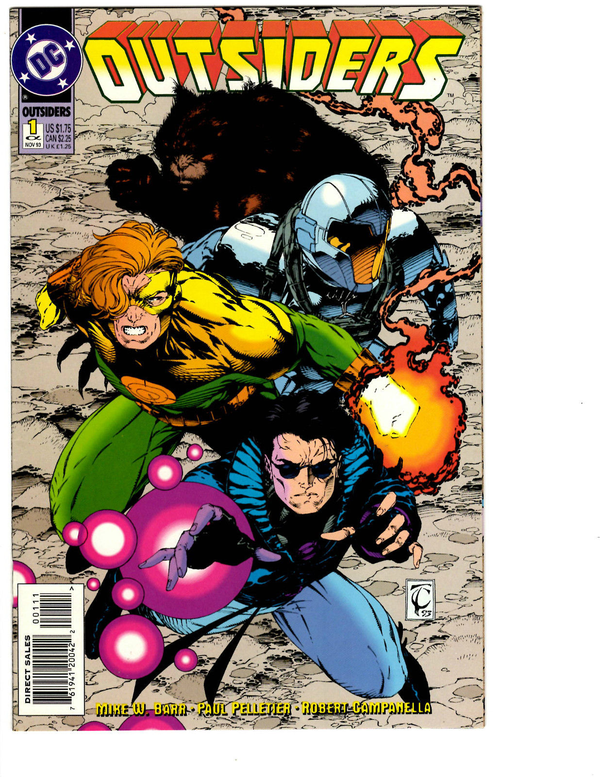 10 Outsiders DC Comic Books # 1 (1) 2 3 4 5 6 7 8 9 Batman Katana Geo ...