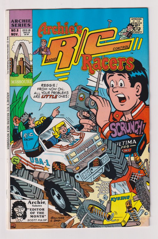 Archie Comic Series! Archie's R/C Racers! Issue #8! | Comic Books ...
