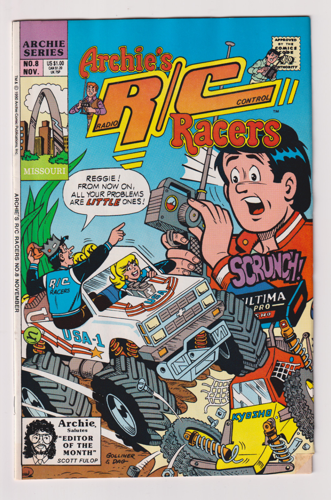 Archie Comic Series! Archie's R/C Racers! Issue #8! | Comic Books ...