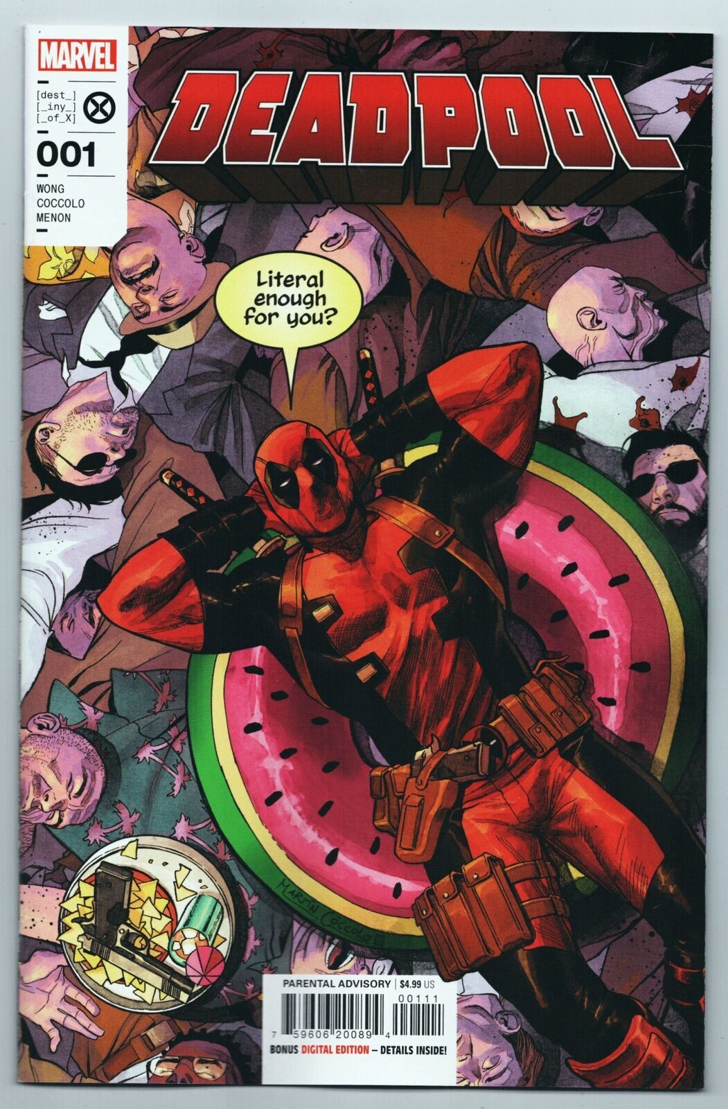 Deadpool #1 Main Cvr Martin Coccolo (Marvel, 2022) NM | Comic Books ...