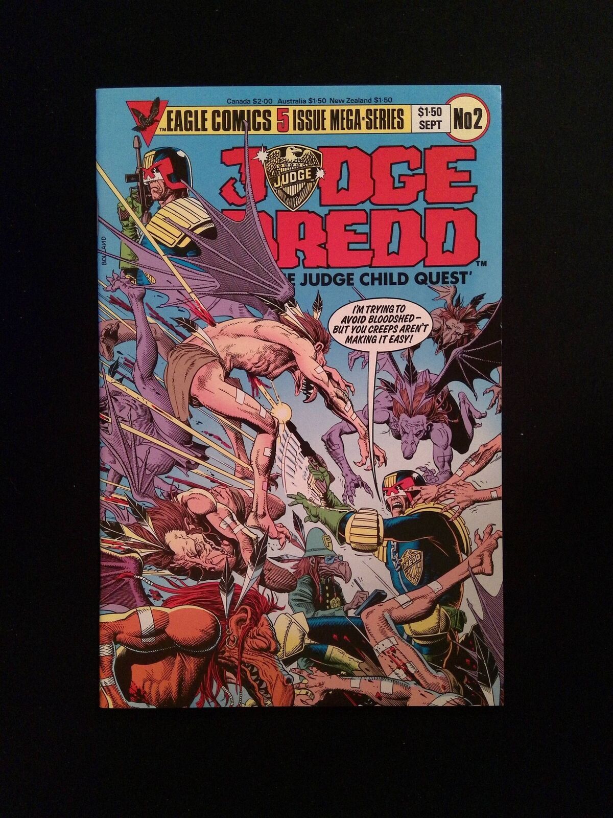 Judge Dredd the Judge Child Quest #2 EAGLE Comics 1984 NM ...