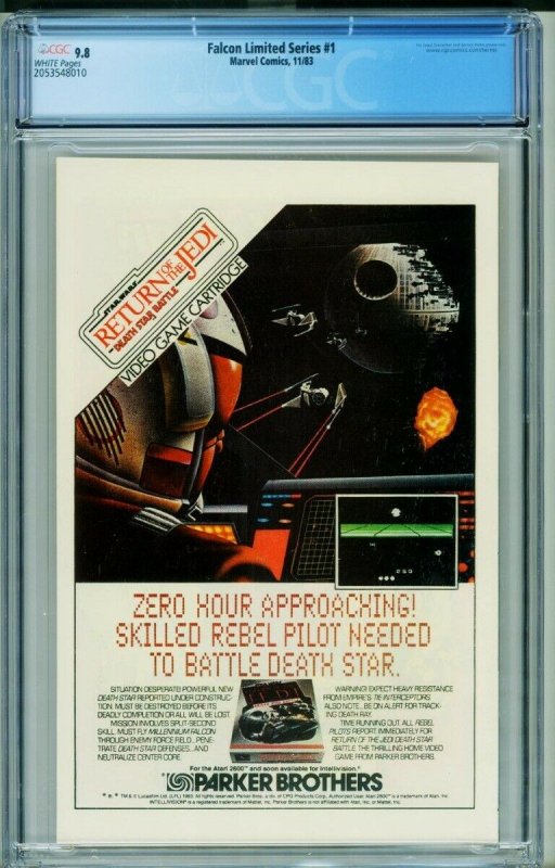 FALCON LIMITED SERIES #1 CGC 9.8 1983 Newsstand variant 2053548010 ...