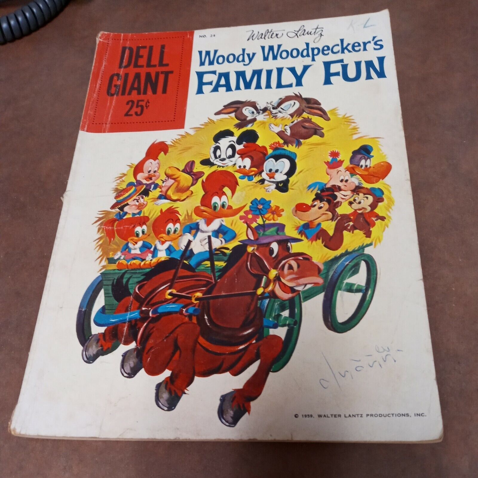 Woody Woodpecker's Family Fun Dell Giant #24 November 1959 Walter Lantz | Comic Books - Silver ...