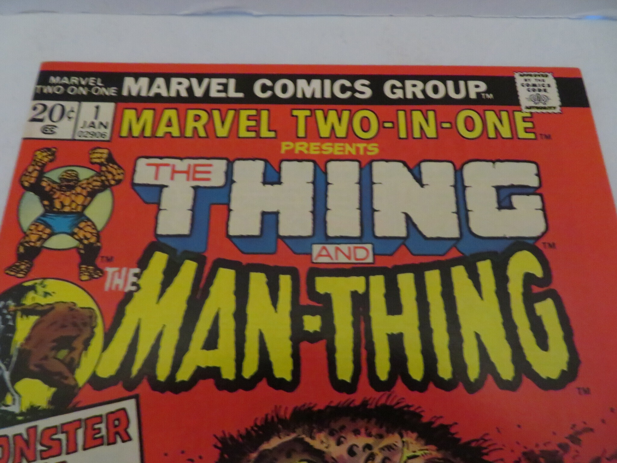 Marvel Two-in-One #1 The Thing and Man-Thing (1974)VF 8.0 | Comic Books ...