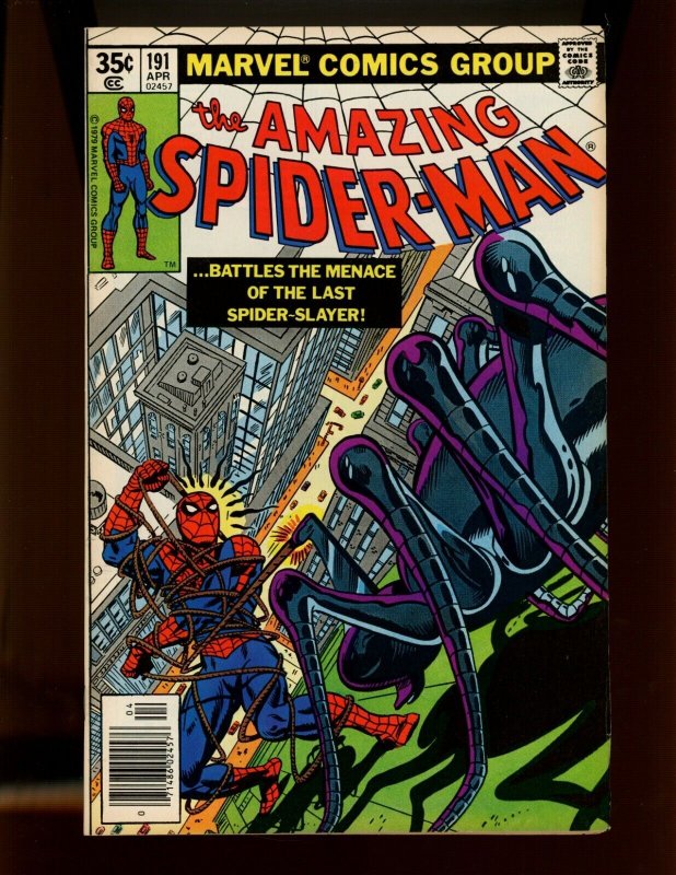 (1979) Amazing Spider-Man #191 - "WANTED FOR MURDER: SPIDER-MAN!" (9.2 ...