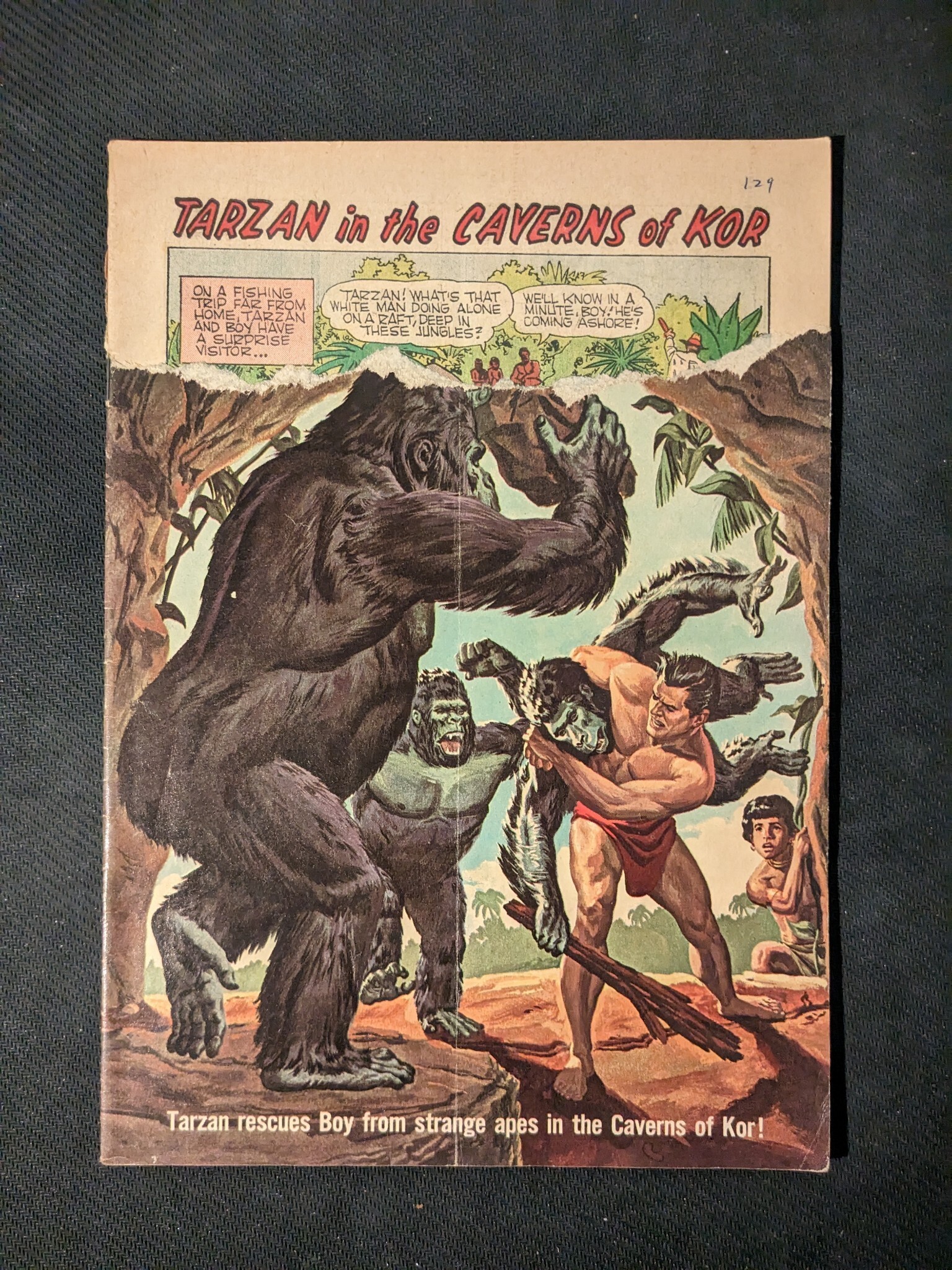 Edgar Rice Burroughs' Tarzan #129 (1962) Tarzan | Comic Books - Silver ...