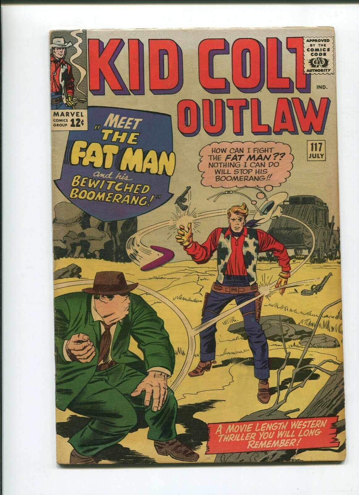 KID Colt Outlaw #117 (7.0) Meet the Fatman 1964 | Comic Books - Silver ...