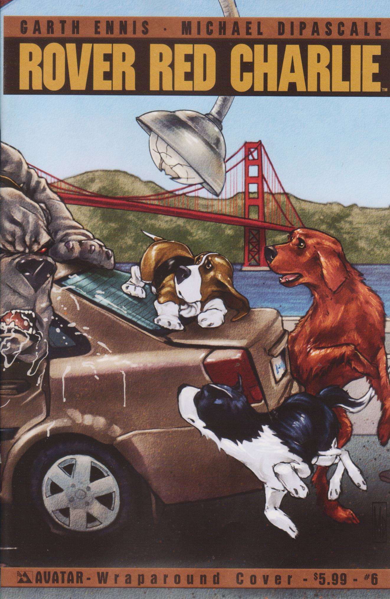 Rover Red Charlie #6A FN ; Avatar | Garth Ennis Wrap | Comic Books ...