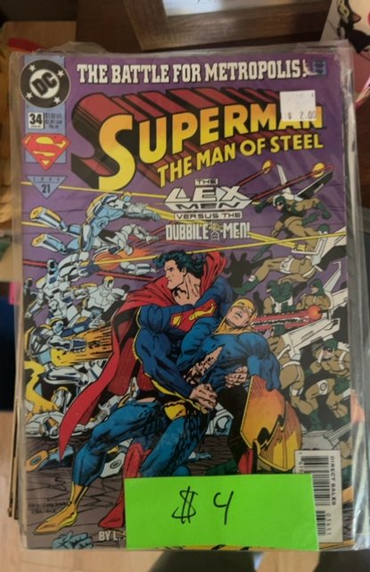 Superman: The Man of Steel #34 (1994) Superman | Comic Books - Modern ...