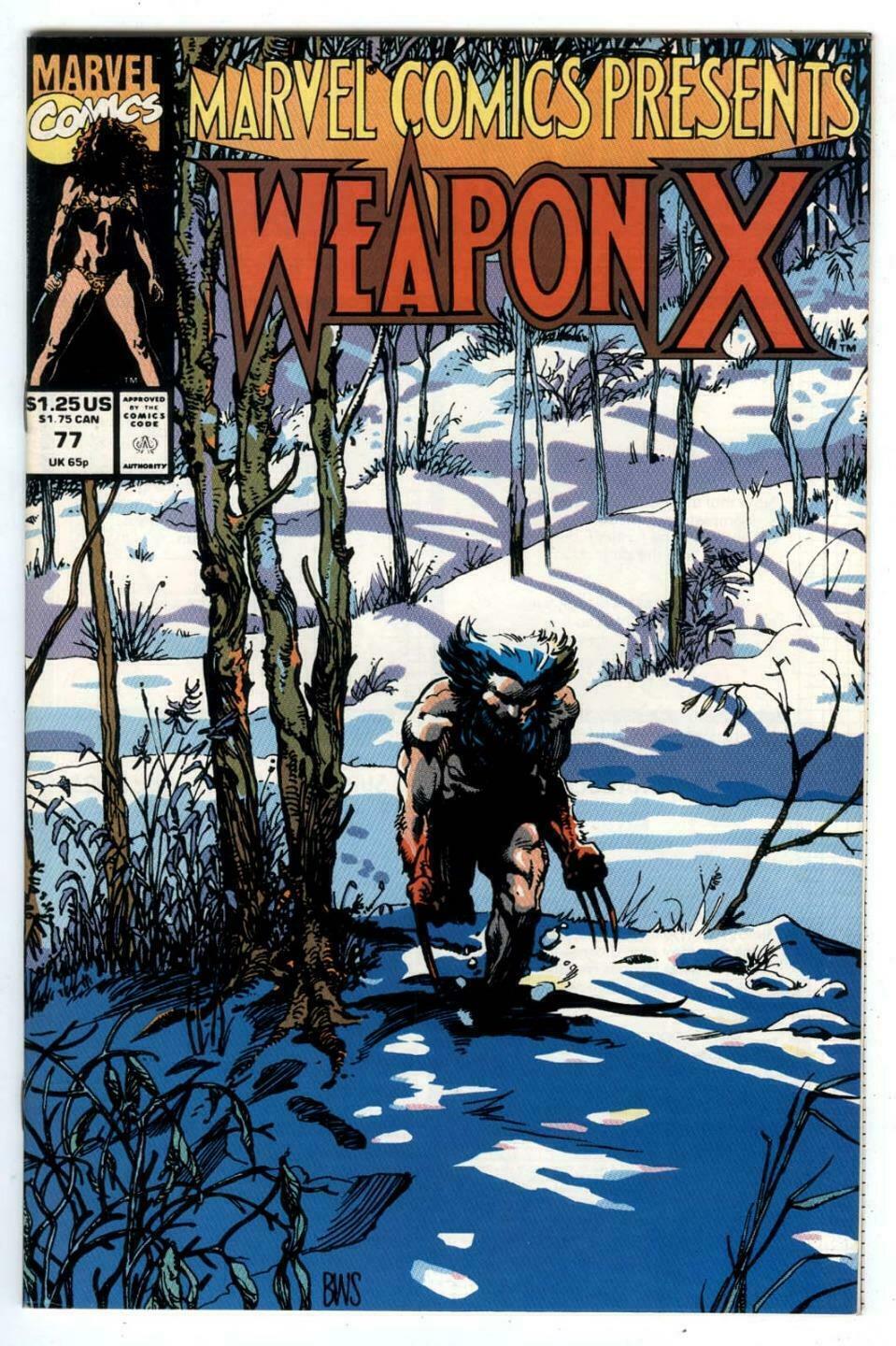 Marvel Comics Presents #77 Wolverine Weapon X Sub-Mariner Barry Windsor ...