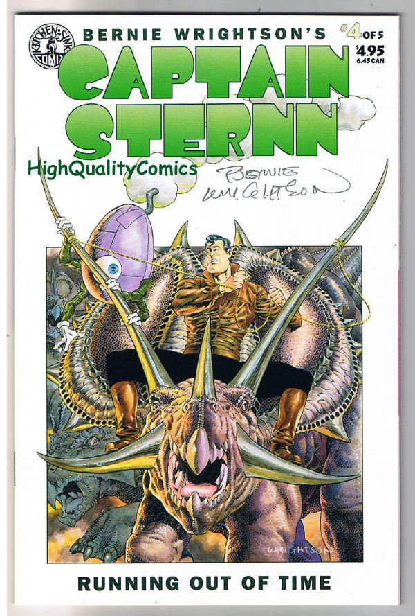 CAPTAIN STERN #4, NM, Signed by Bernie Wrightson, Heavy Metal, more in ...