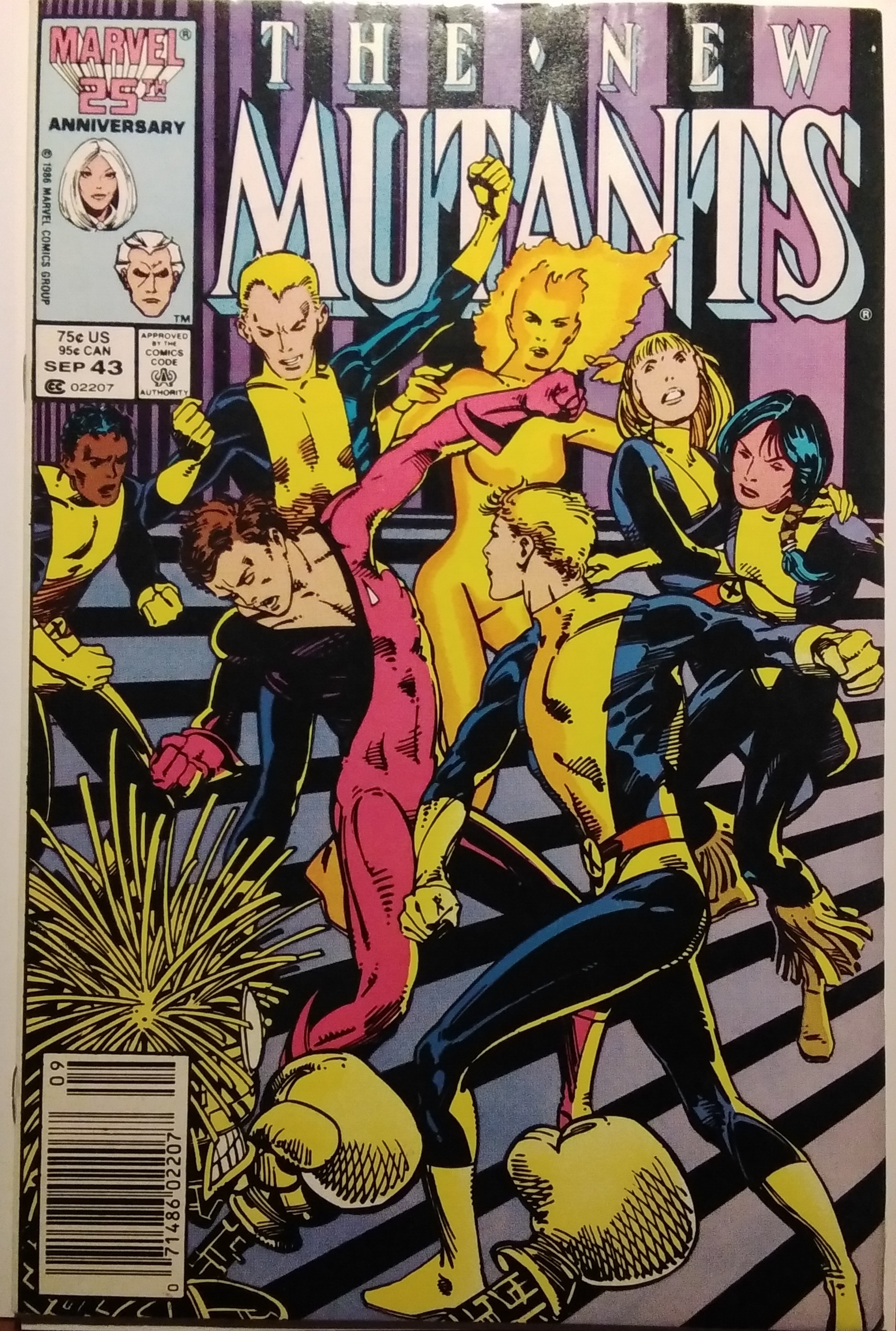 The New Mutants #43 Newsstand Edition (1986) | Comic Books - Copper Age ...