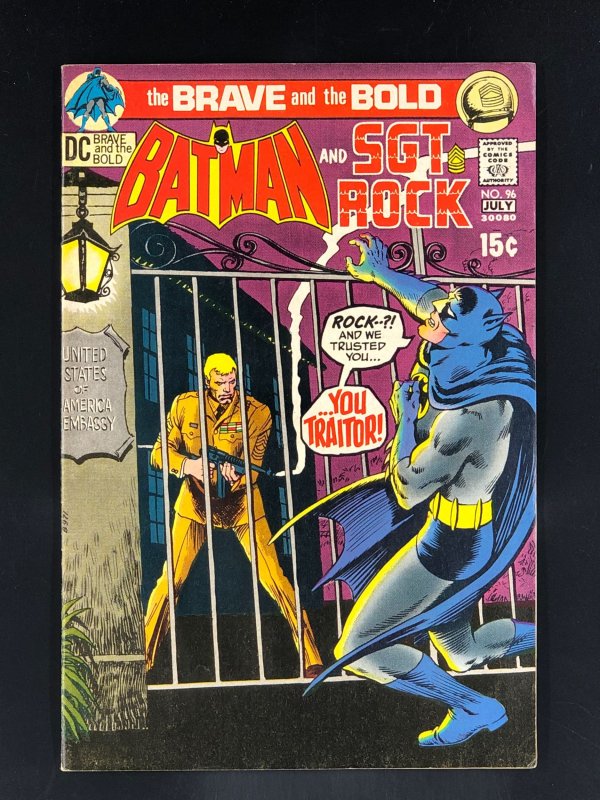 The Brave and the Bold #96 (1971) Batman & Sgt. Rock | Comic Books ...