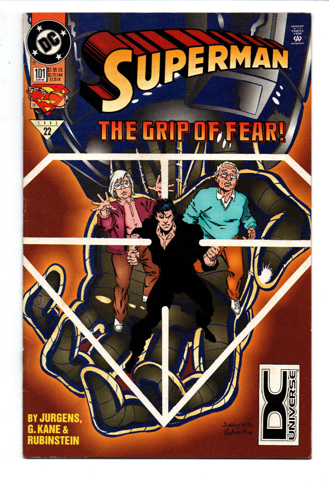 Superman #101 DCU Universe Logo Variant - 1995 - VF | Comic Books ...