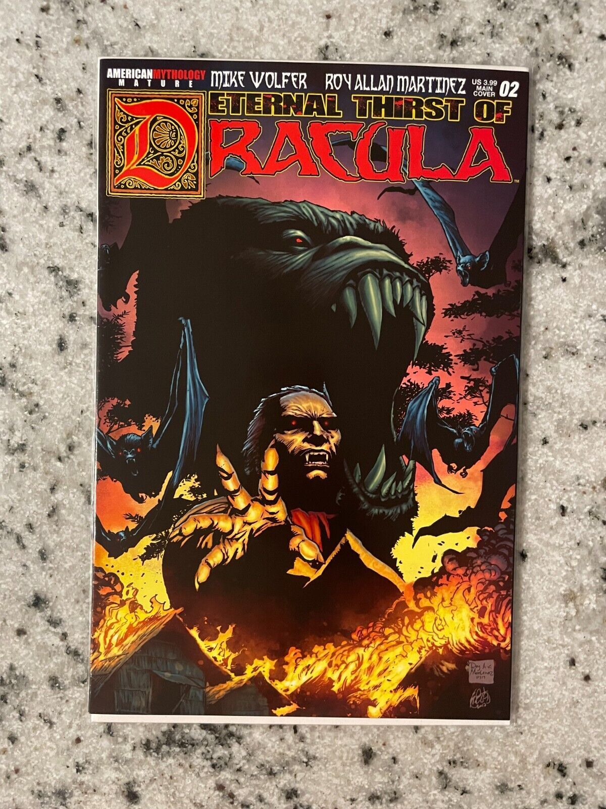 Eternal Thirst Of Dracula # 2 NM America Mythology Comic Book Main ...