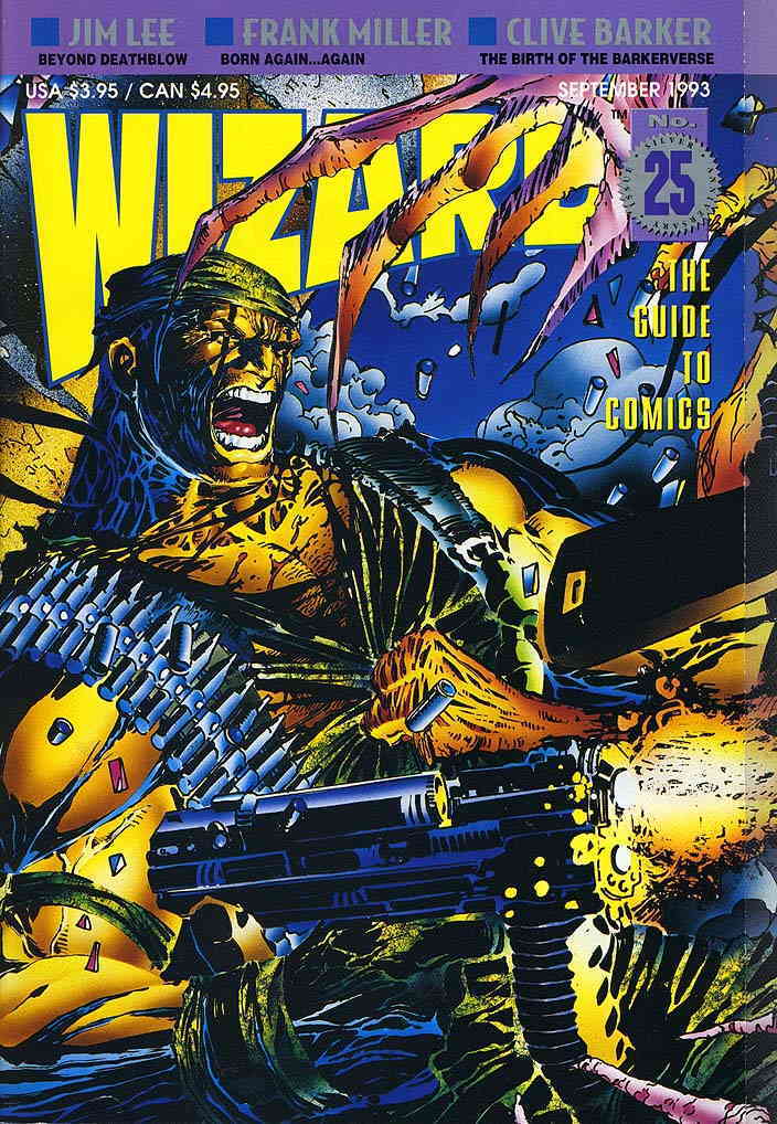 Wizard: The Comics Magazine #25 FN ; Wizard | with Jim Lee Deathblow ...