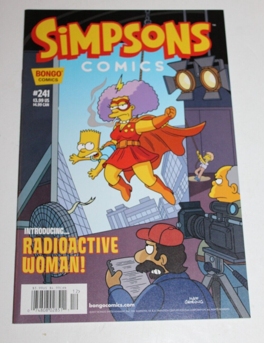 RARE Simpsons 241 NM Newsstand Variant Amazing Fantasy 15 Homage AF15 ...