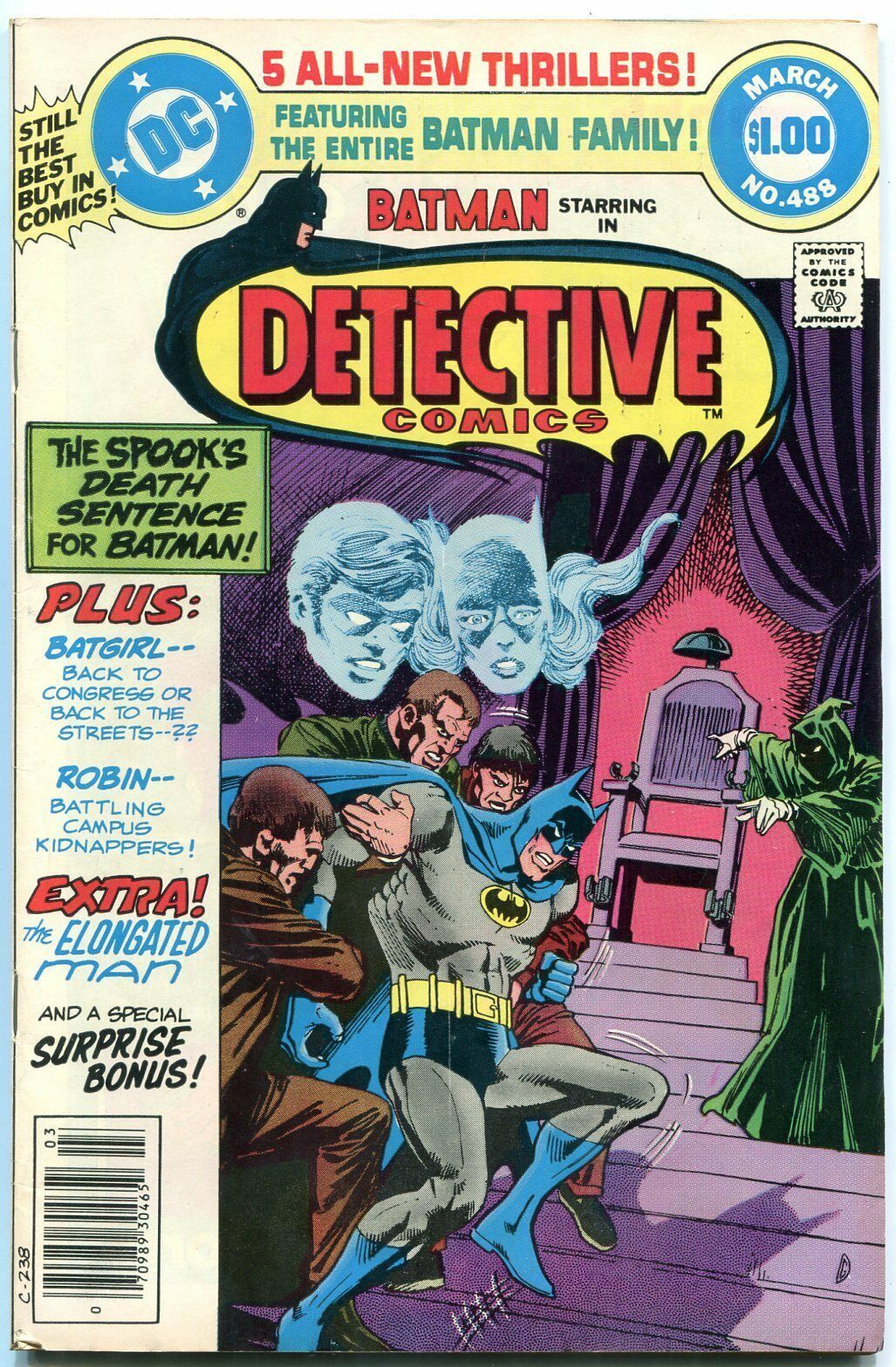 Detective Comics #488 1980 Batman - Johnny Craig Art-- FN | Comic Books ...
