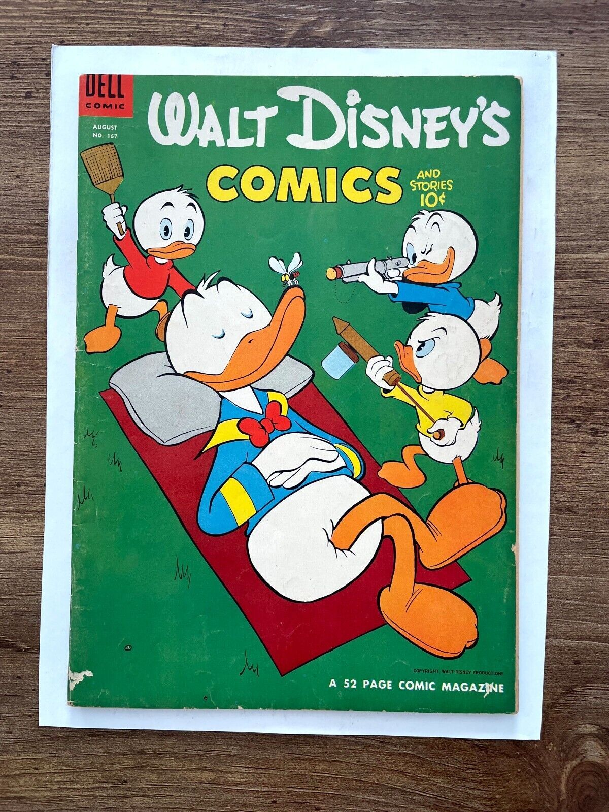 Walt Disneys Comics And Stories 167 Fn Dell Golden Age Comic Book 13