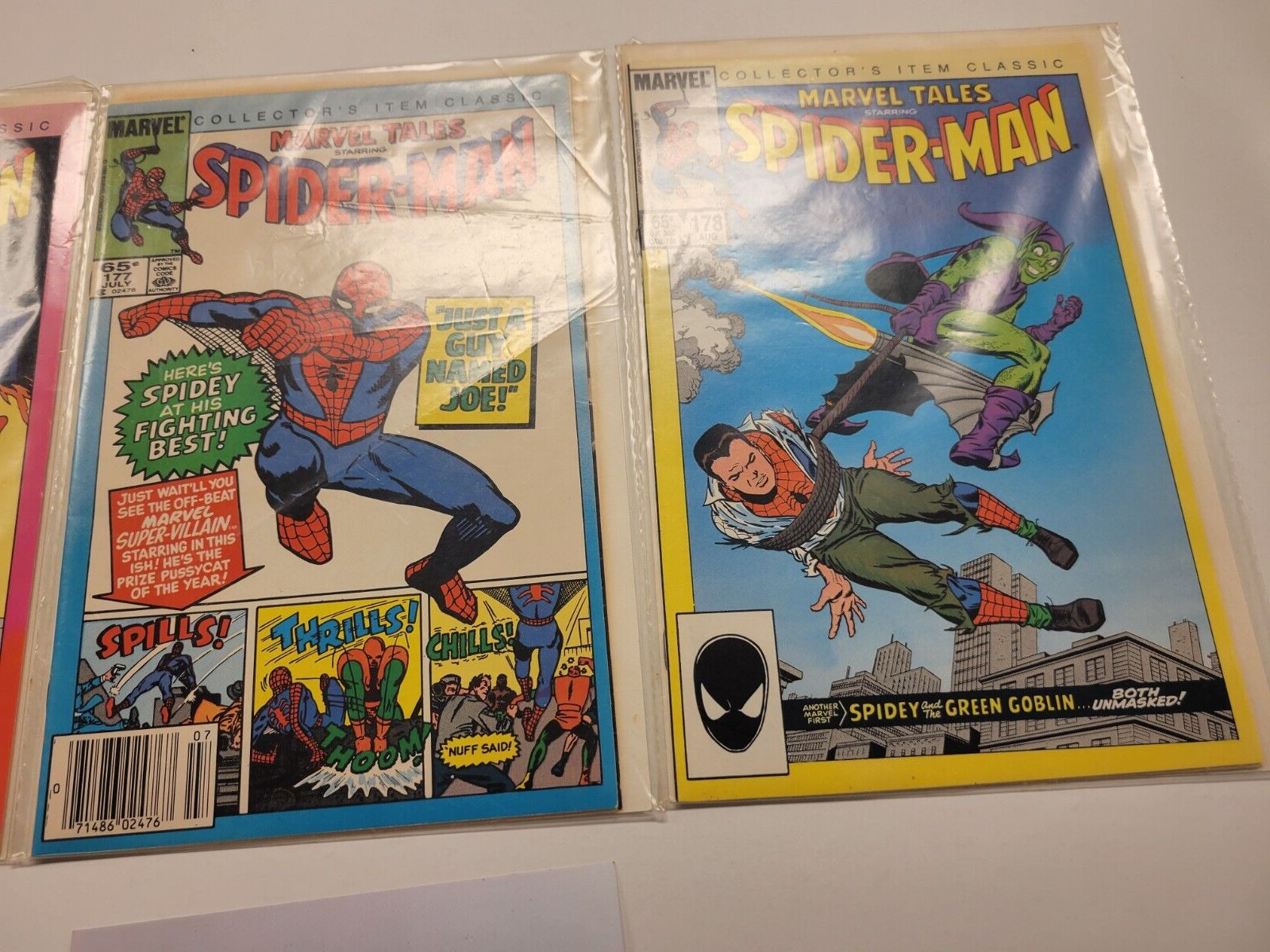 3 Marvel Comics Marvel Tales Staring Spider-Man #176 177 178 80 SM2 ...