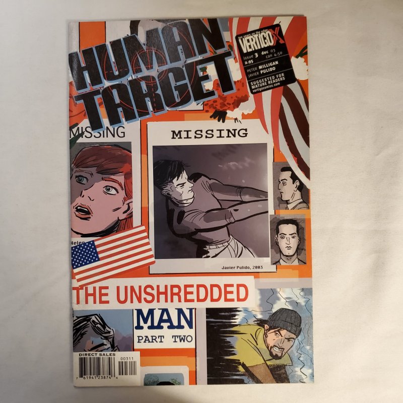 Human Target 3 Fine Cover by Javier Pulido | Comic Books - Modern Age ...